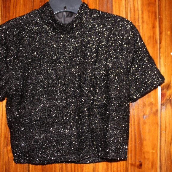 Lovers + Friends | Tops | New Lovers And Friends Ramona Black Tinsel ...